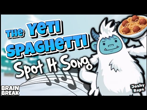 🎵 The Yeti Spaghetti Spot it Song 🎵 | Brain Break For Kids | Simple ...