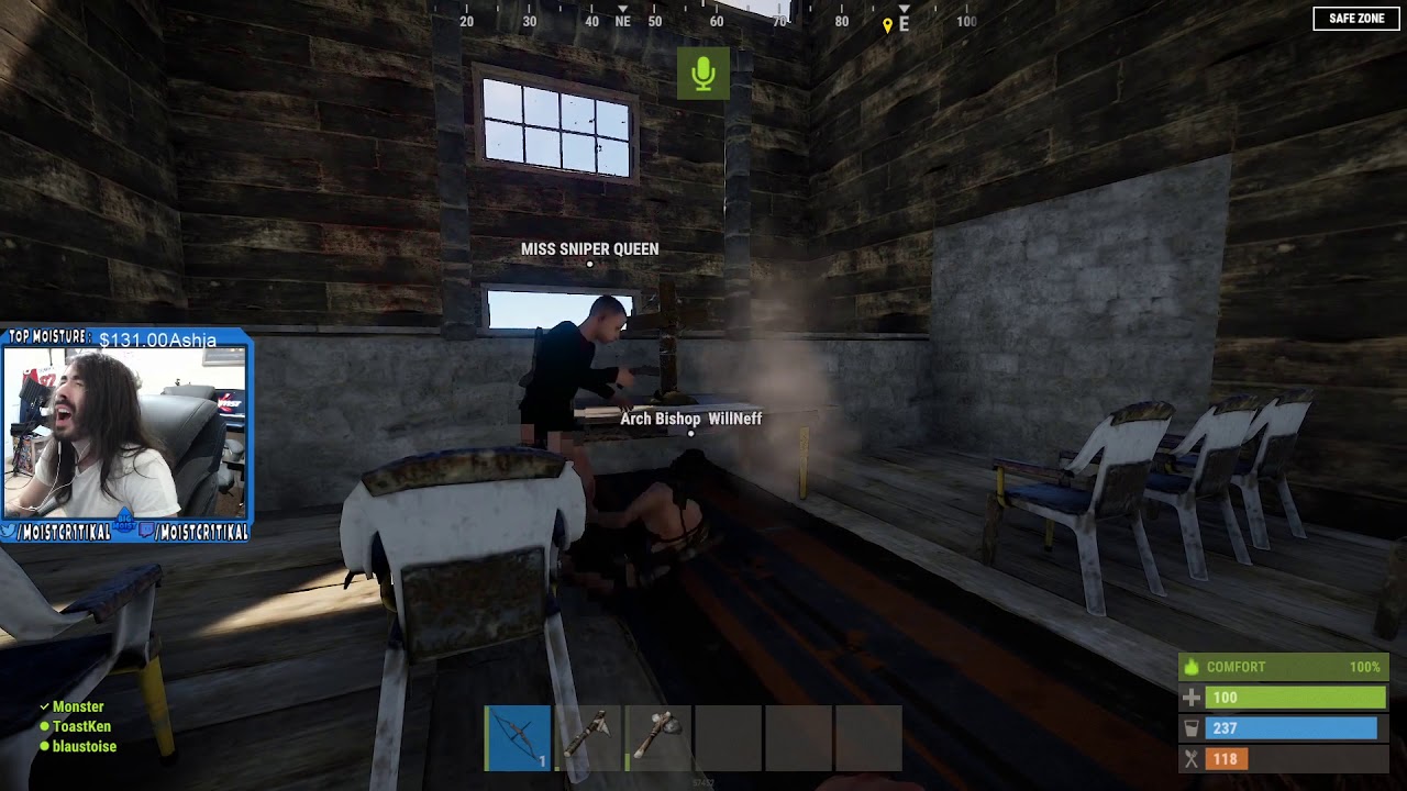 Moistcr1tikal witness offering to the blood god. [ OTV Rust Server ...