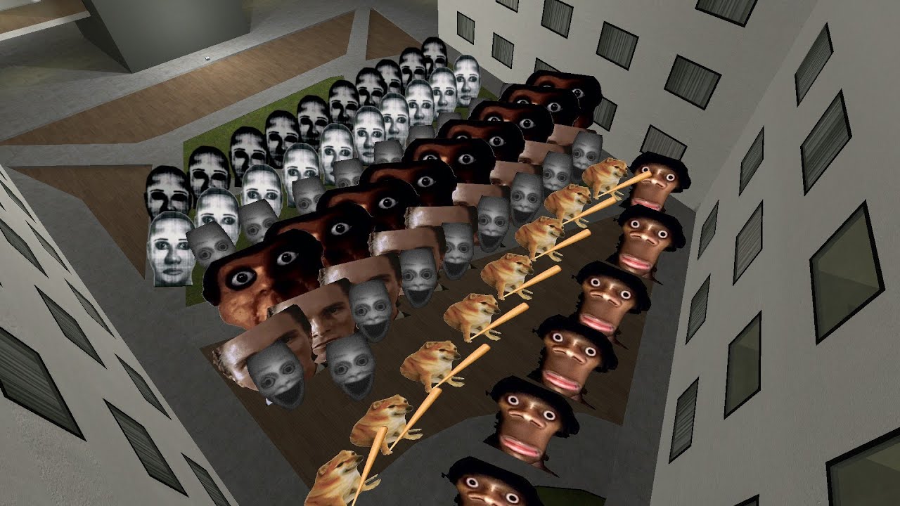 Goofy Aughhhh, Obunga, Shiba Doge Dog, Selene & More Gmod Nextbots in ...