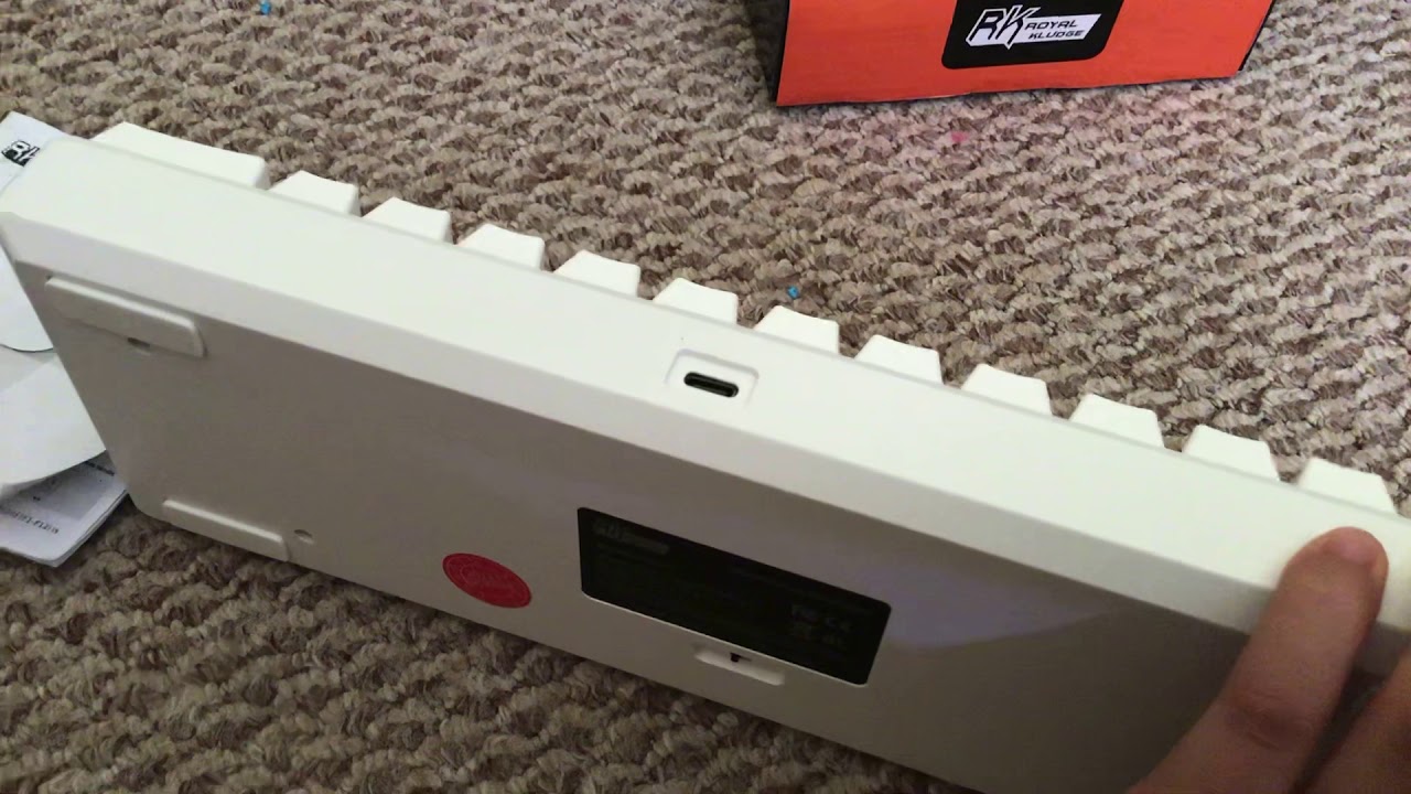 Reviewing And Unboxing The Royal Kludge RK61 Mechanical Gaming Keyboard ...