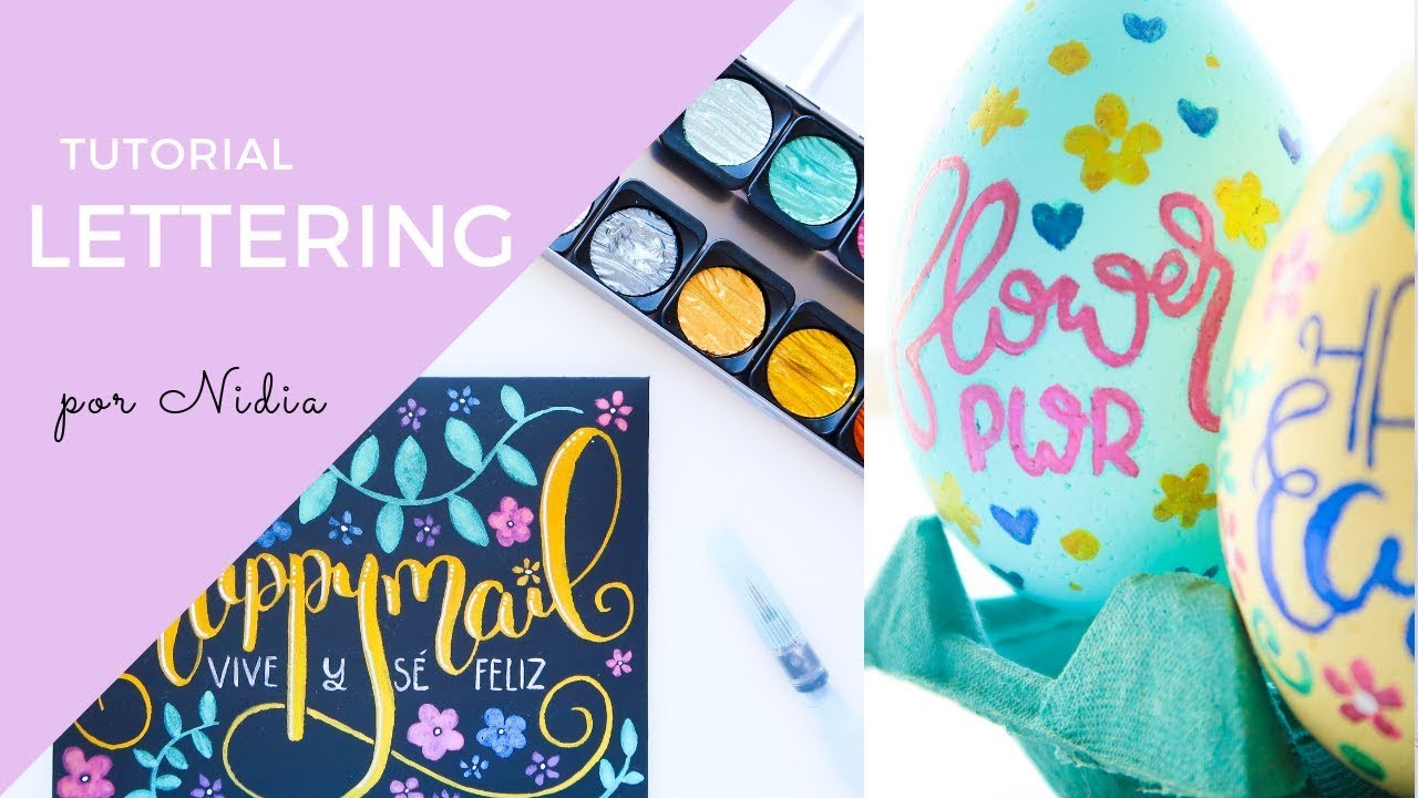 TUTORIAL DE LETTERING PARA PRINCIPIANTES - YouTube