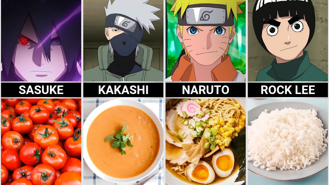 Favorite Food of Naruto Characters - YouTube