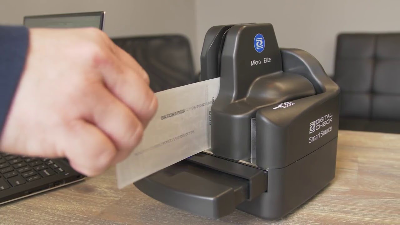 SmartSource® Micro Elite – Remote Deposit Check Scanner - YouTube
