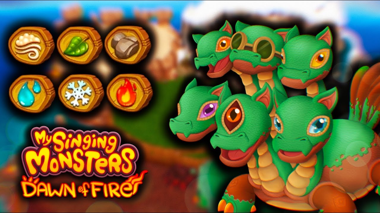 HYDRAKE - Hex Monster - Sound and Animation - My Singing Monsters Dawn ...