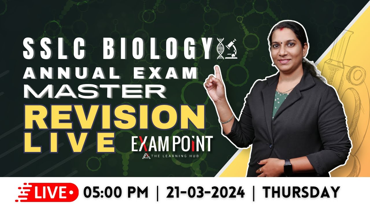 SSLC PUBLIC EXAM - BIOLOGY - MASTER REVISION | EXAM POINT | PART 2 ...