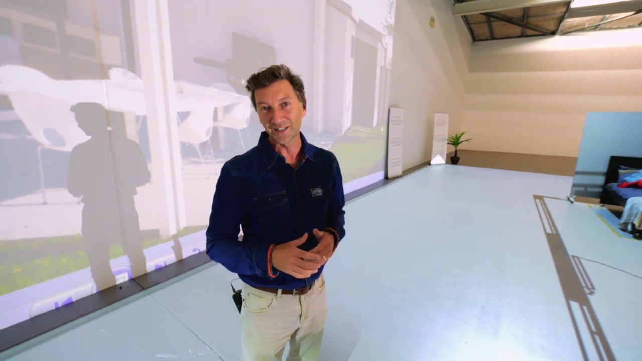 PERTH'S Life Size floorplan projections - Walk your plans - YouTube