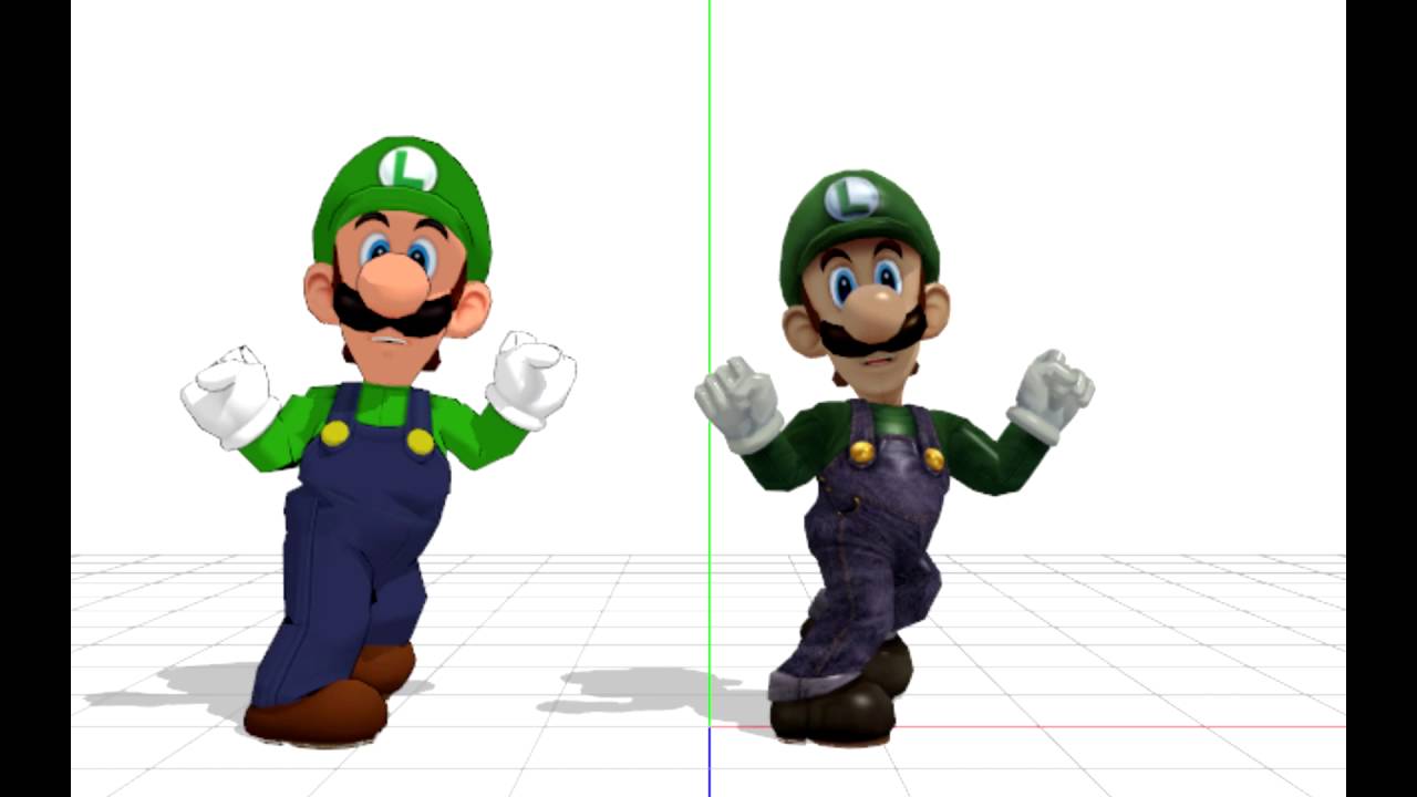 (MMD)Luigi model comparison - YouTube