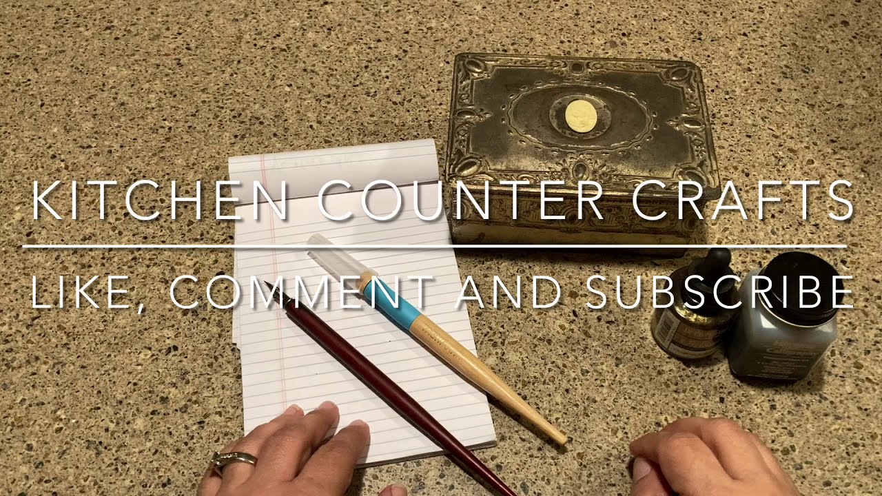🏼How to use a Dip Pen for Calligraphy Art - EASY! - YouTube