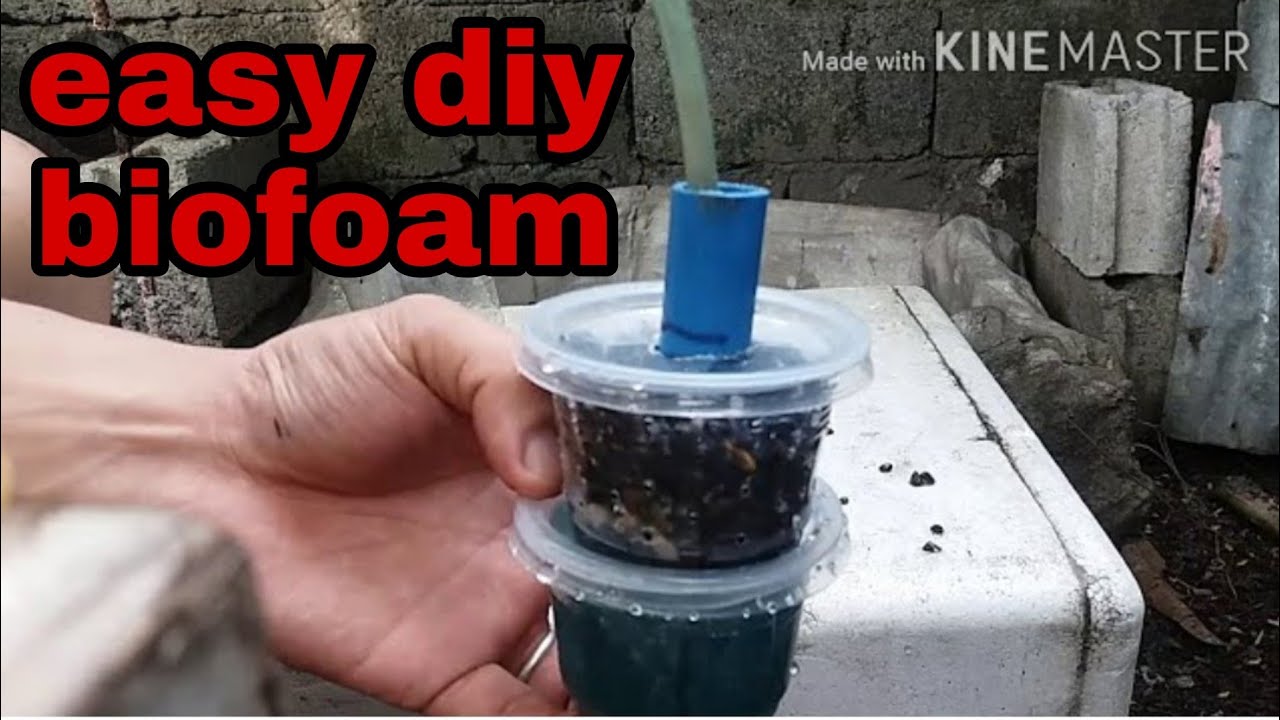 How to make diy biofoam easy effective and tested - YouTube