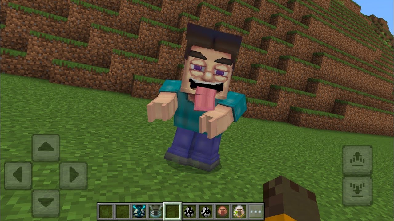 Grotesque Steve Addon in Minecraft PE - YouTube