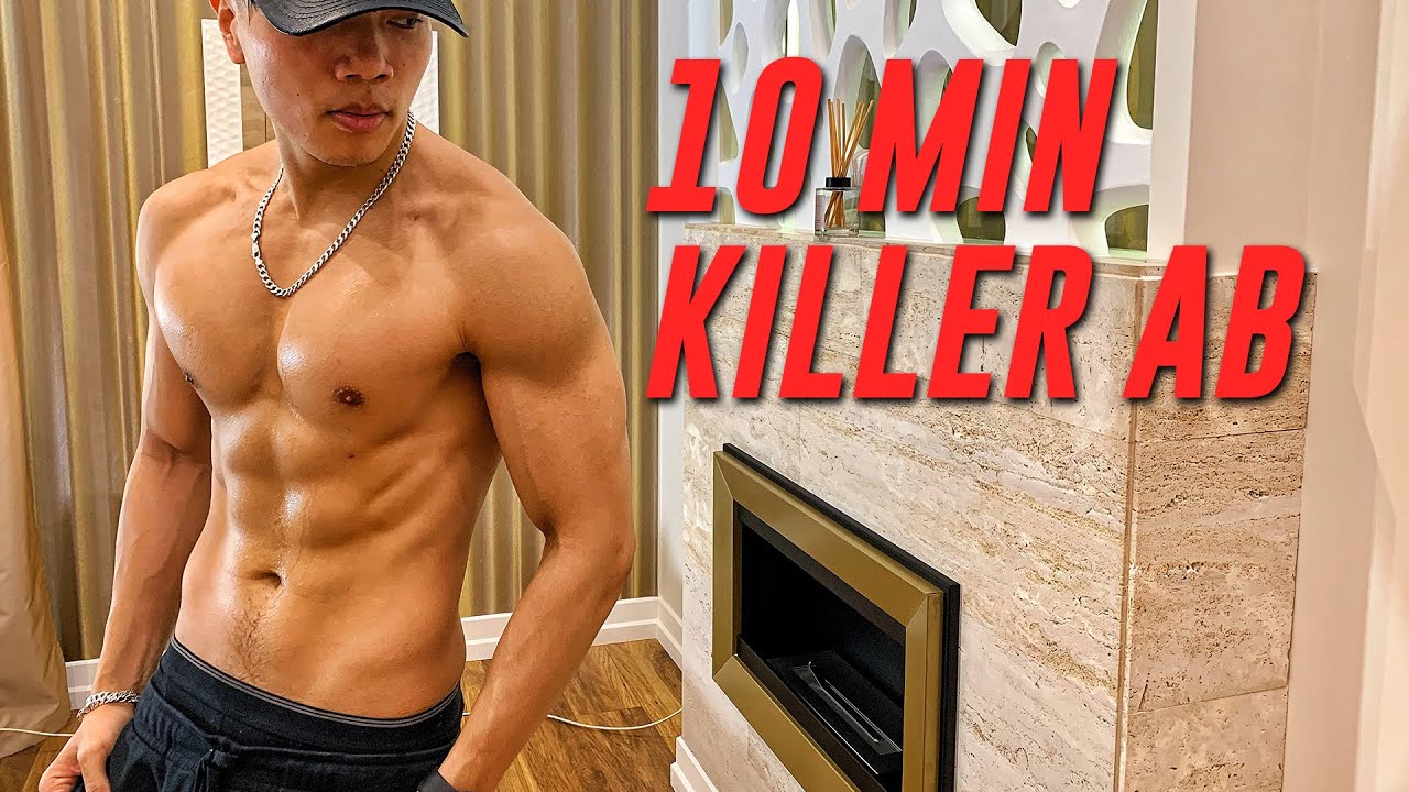 10 MIN KILLER AB WORKOUT at Home / No Equipment - YouTube