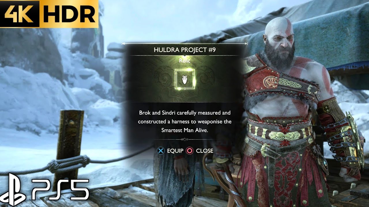 How to Get Huldra Project #9 GOD OF WAR RAGNAROK Huldra Project |GOW 5 ...