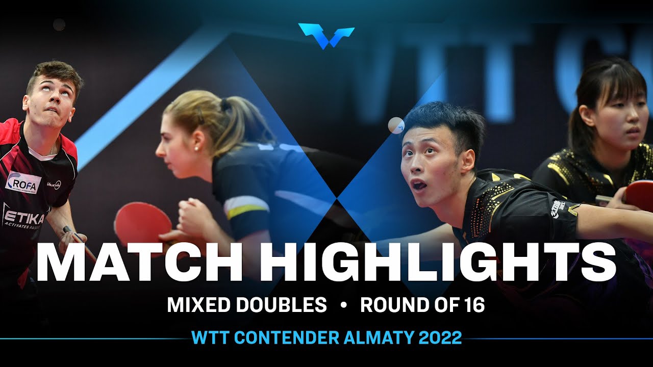 Felix Wetzel/Vivien Scholz vs Xu Haidong/Wu Yangchen | XD | WTT ...