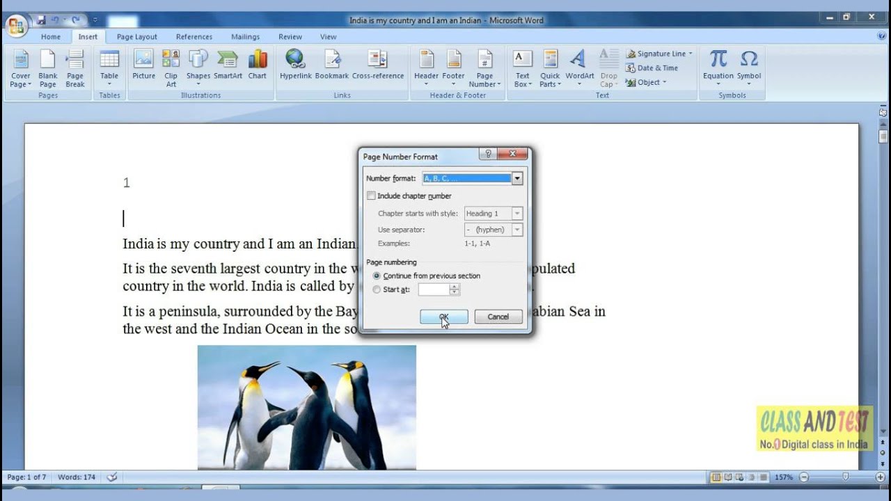 MS WORD 76 -Format Page Number.mp4 - YouTube