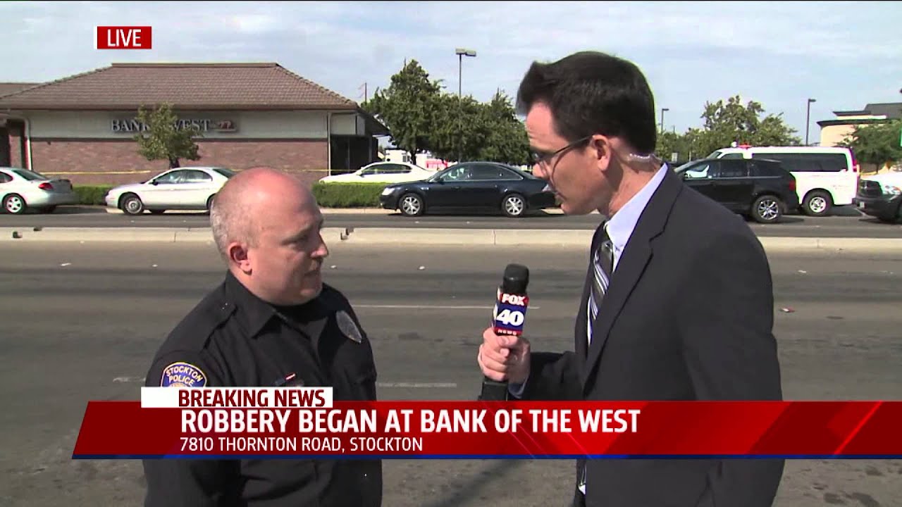 FOX40 News @ 5 - Stockton Bank Robbery - YouTube