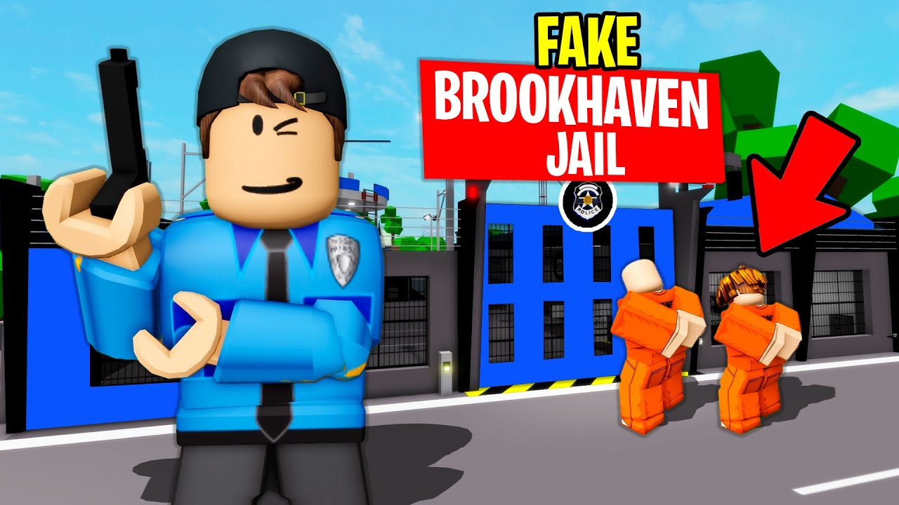 I Open A FAKE JAIL To Trick CRIMINALS!! (Brookhaven RP) - YouTube