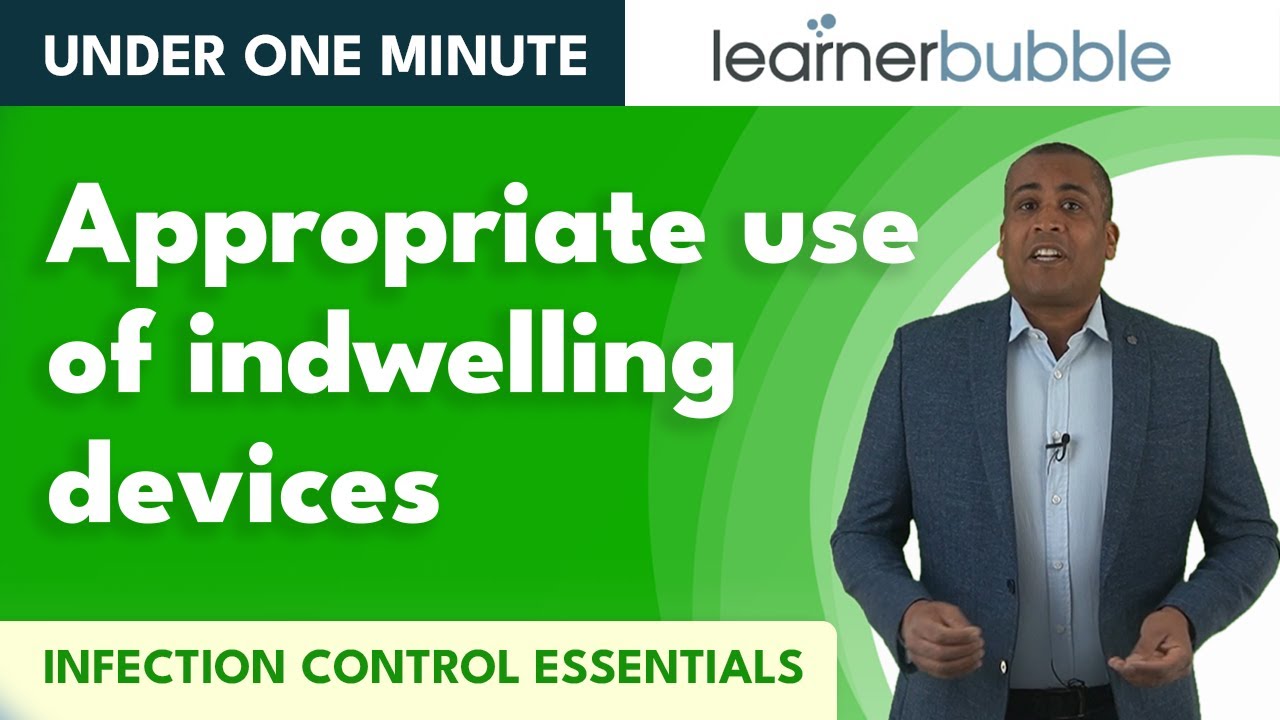 Infection Control - Appropriate use of indwelling devices - YouTube