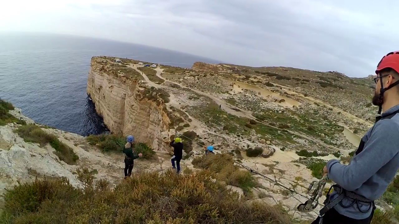 Zipline in Malta - YouTube