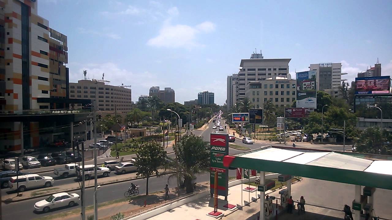 Dar es Salaam Tanzania Intersection Ohio & Ali Hassan Mwinyi Road - YouTube