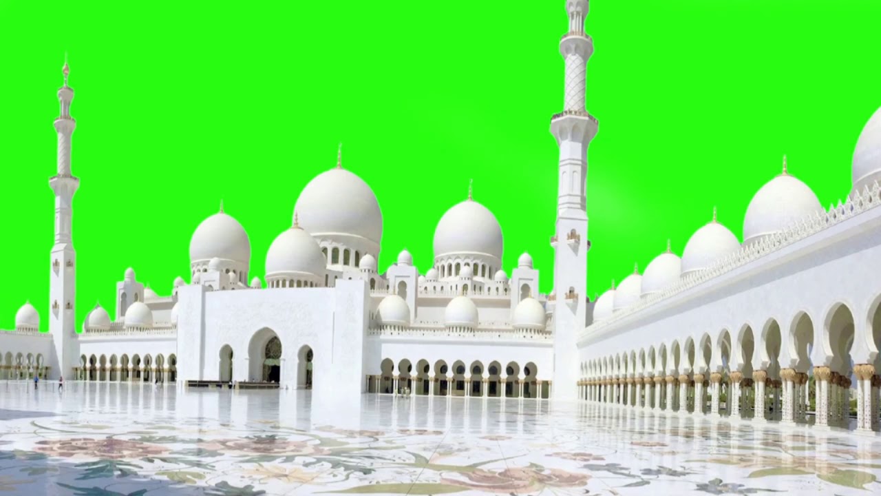 Green screen mosque || super || - YouTube