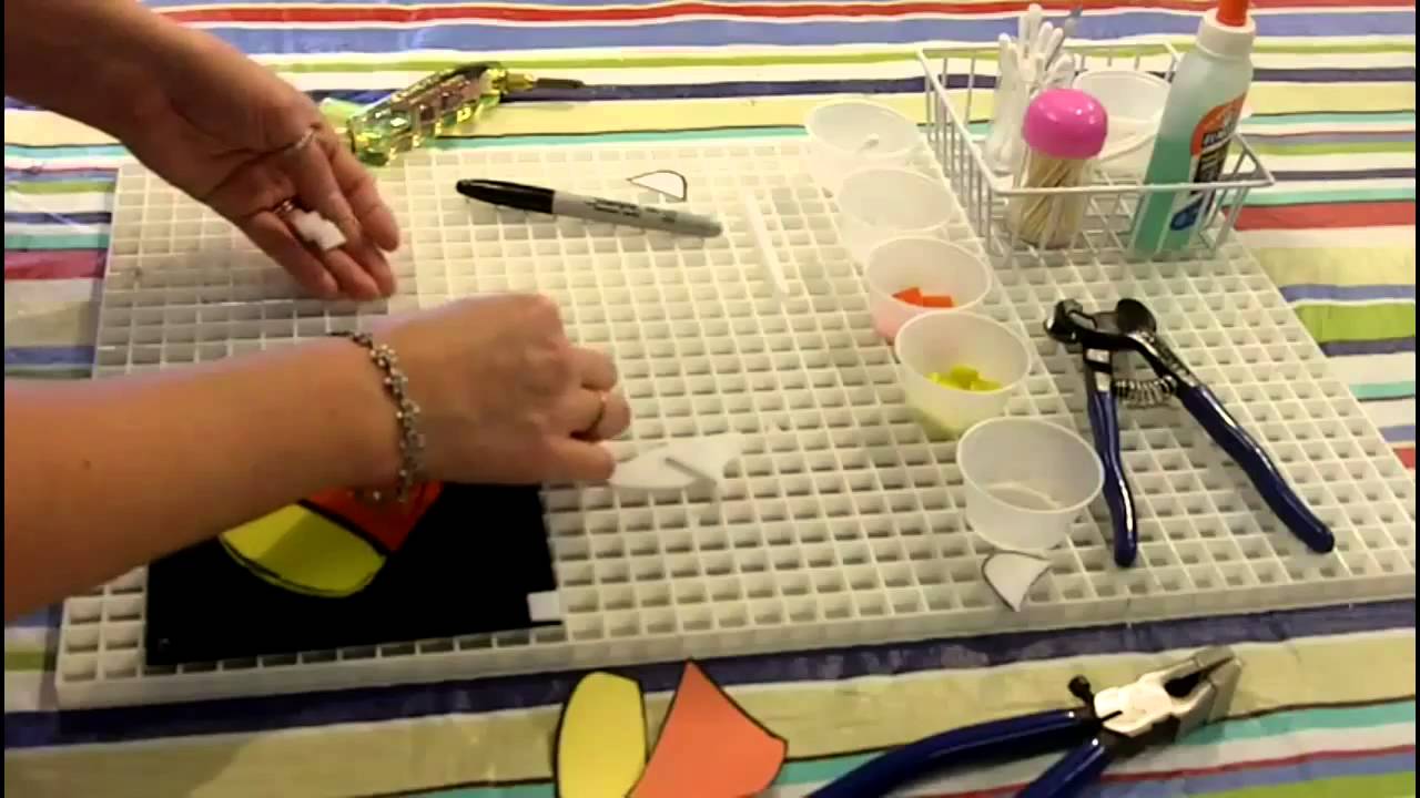Fused Glass Candy Corn Dish - YouTube