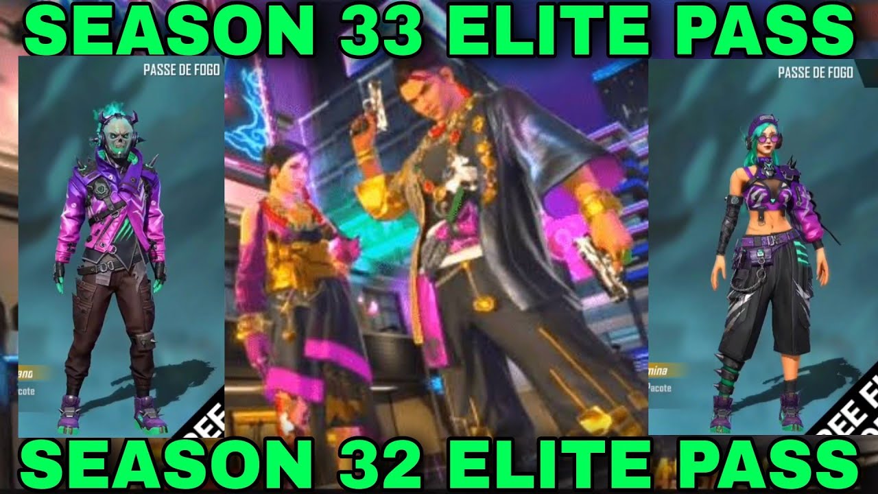 Free Fire Season 32 Elite Pass Full Review | Free Fire Season 33 Elite ...
