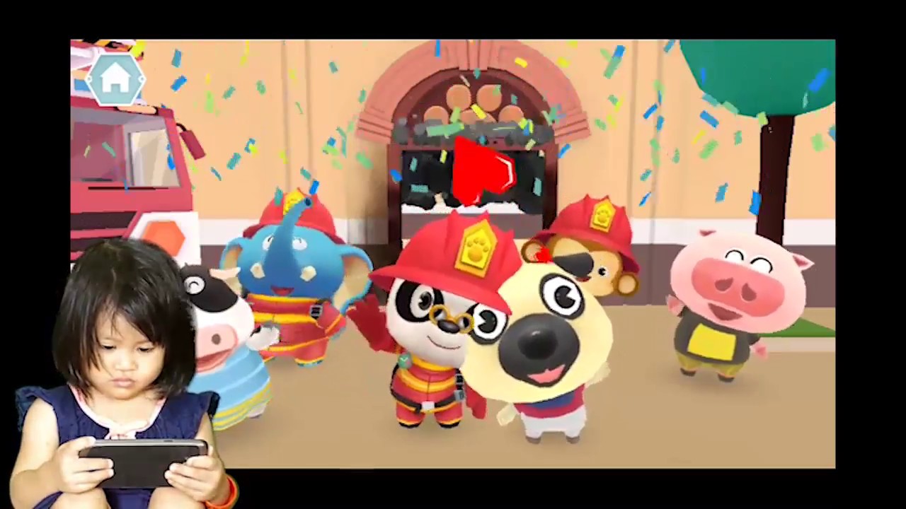 Dr. Panda Fire Fighter | android game | sangat menyenangkan - YouTube