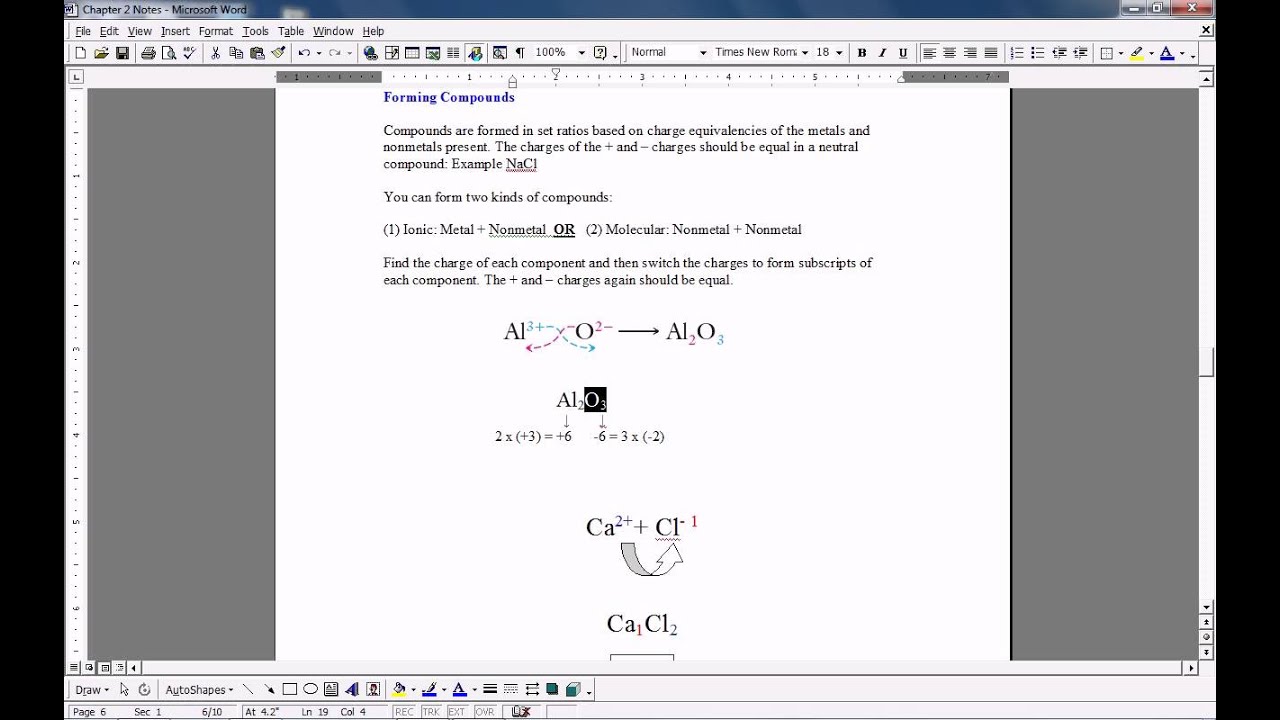 How to Write Chemical Formula, Form Compounds - YouTube