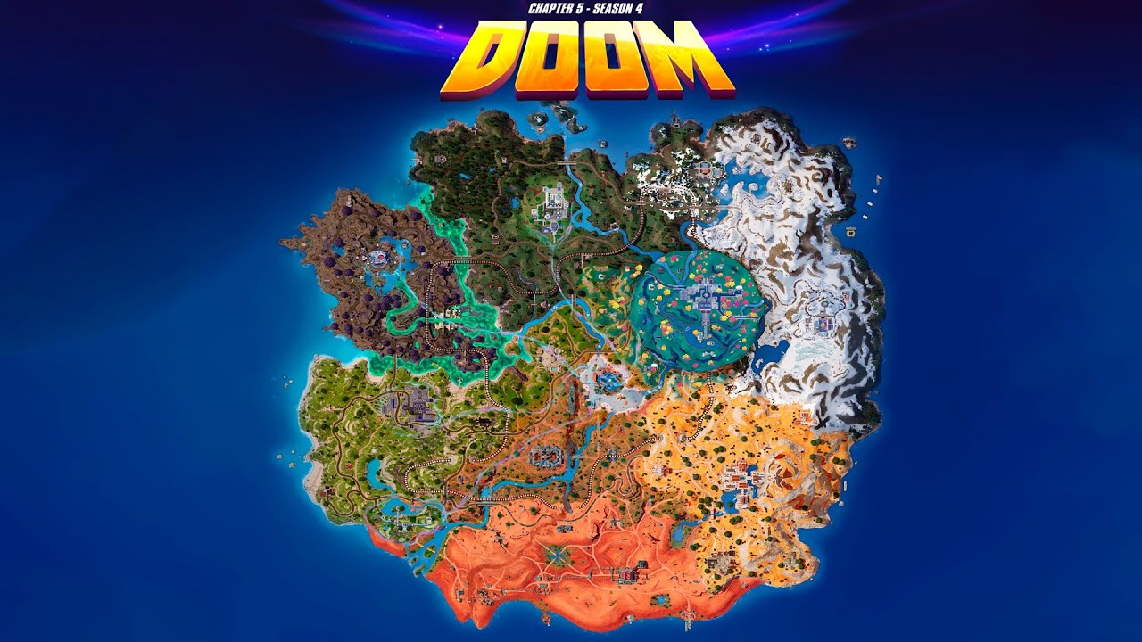 FORTNITE CAPÍTULO 5 TEMPORADA 4 | MAPA REVELADO! 😱🔥 - YouTube