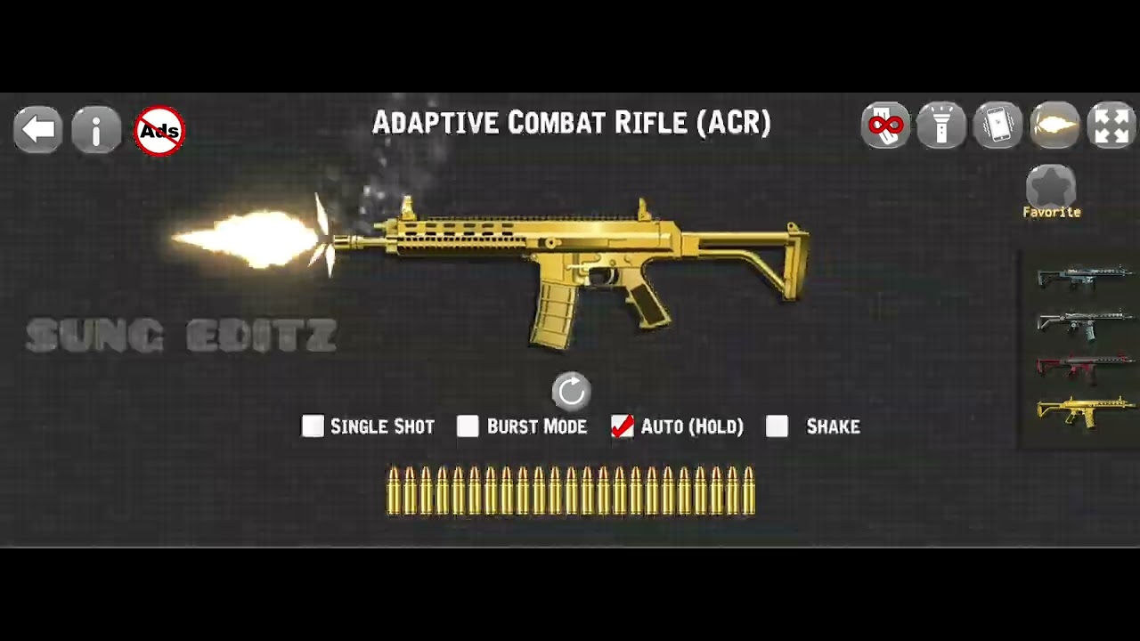 Adaptive combat rifle ( ACR ) | GUN SOUND | AIR SOFT ADAPTIVE - YouTube