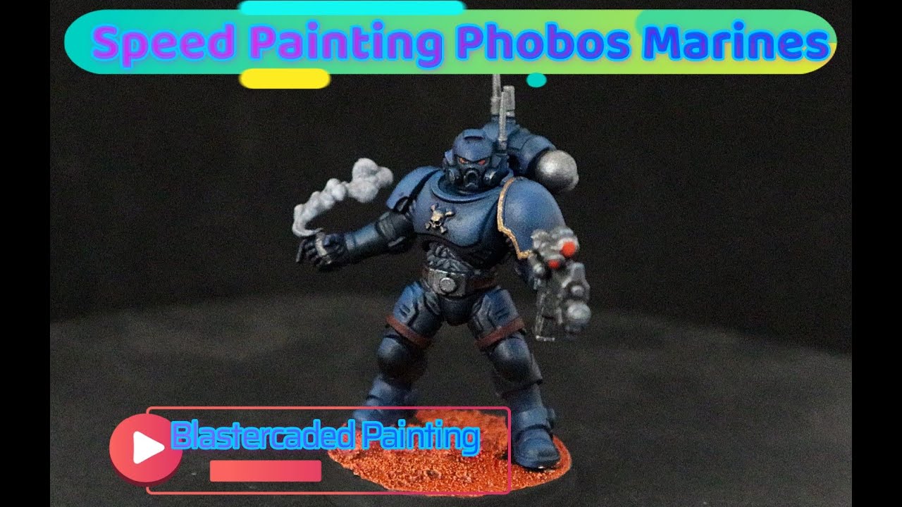 Quick Painting Kill Team Phobos Space Marines - YouTube