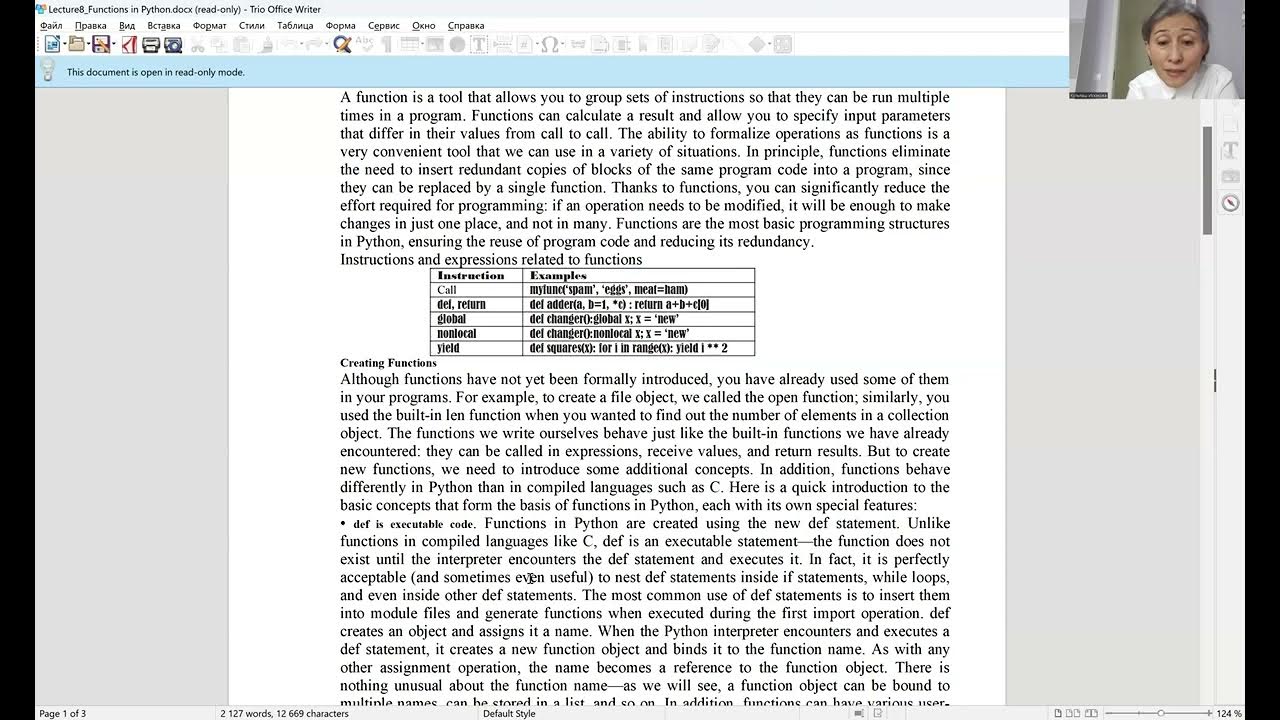 Lecture 8 Functions in Python - YouTube