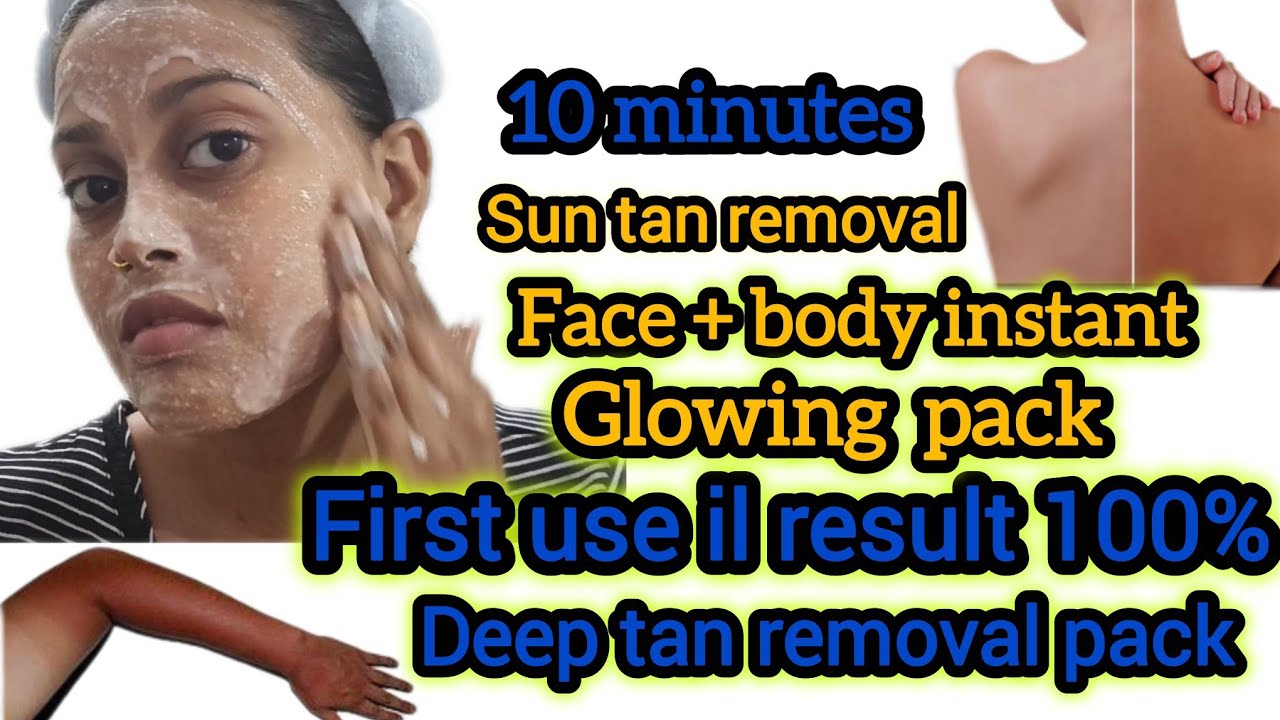 10 minutes il sun tan gone 🌞|first use il thanne deep tan fade 🌿|# ...