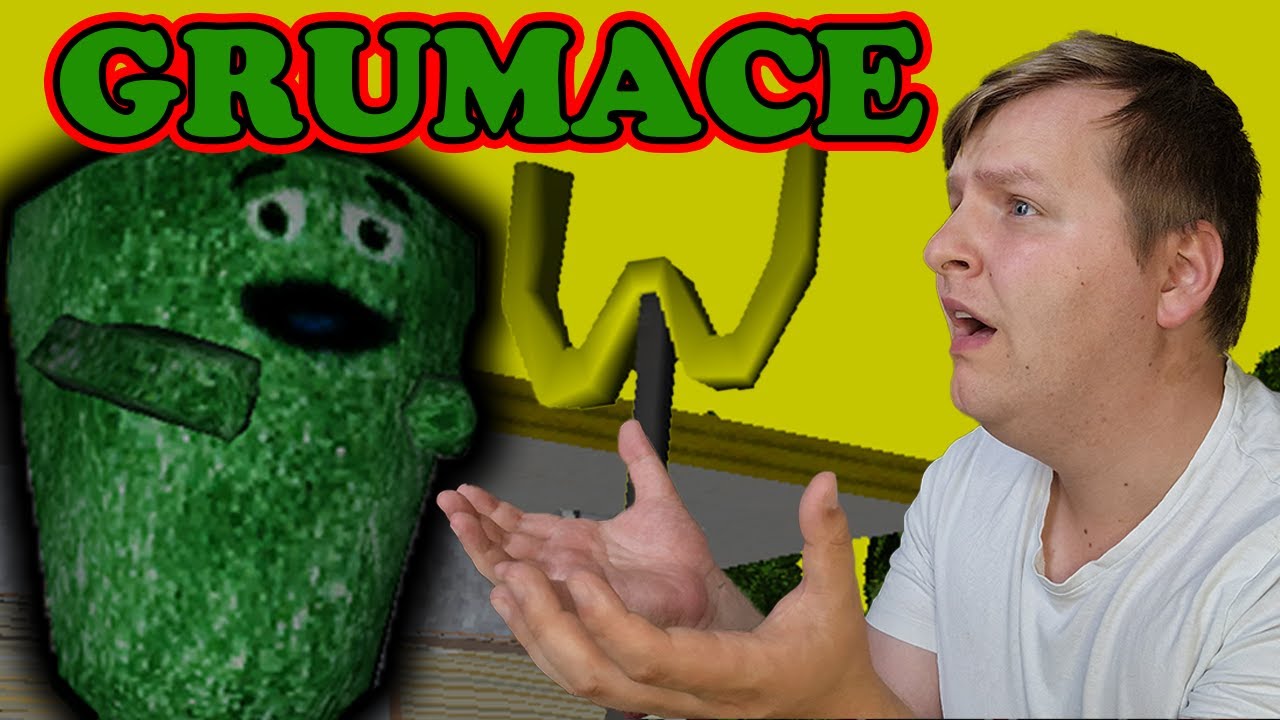 Grimace's brother looks like a CREEPER! - Grumace | Indie Horror Game ...