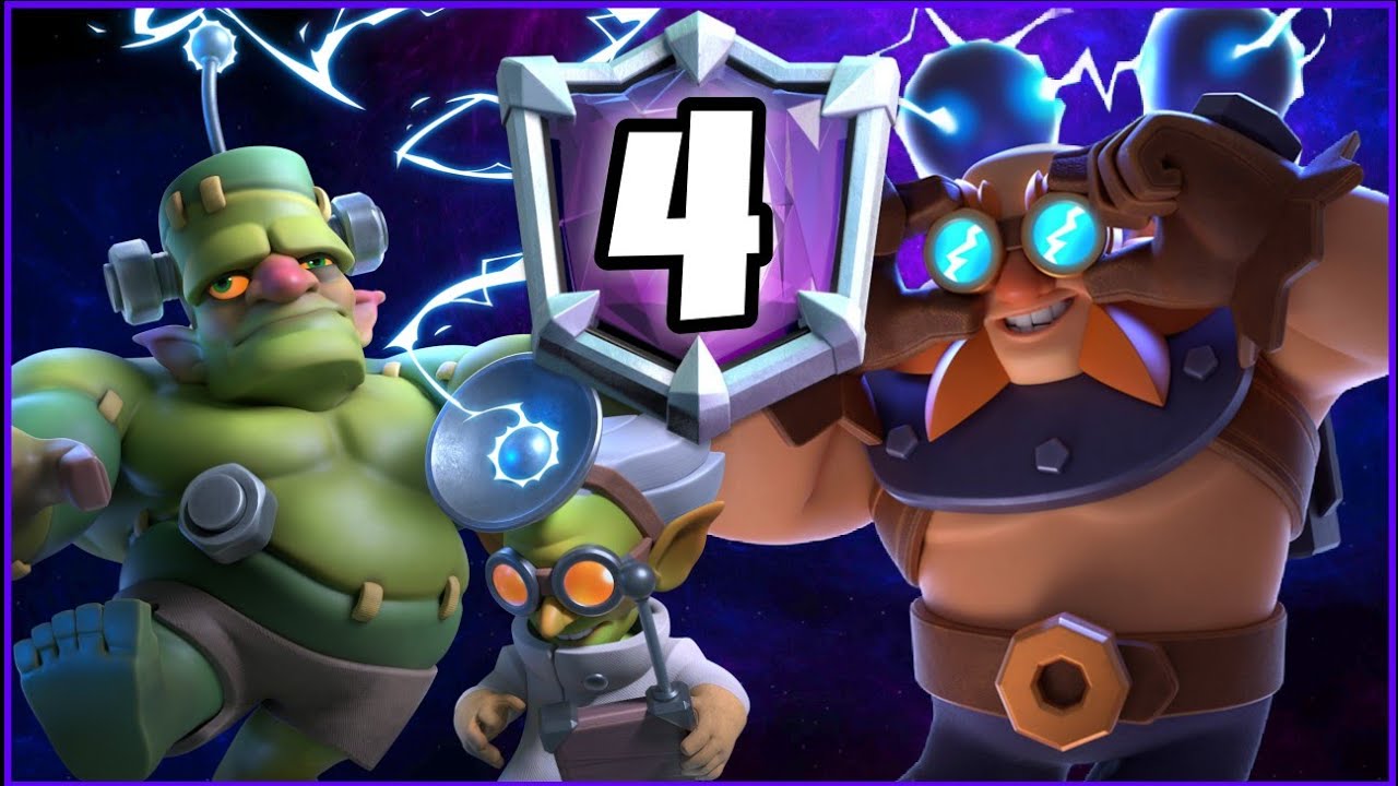 Top 4 with Electro Giant Goblinstein Deck.! - YouTube