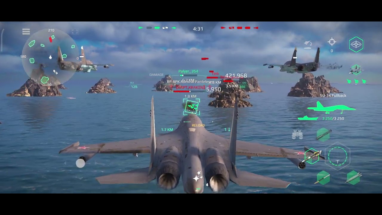 RF-Admiral Kuznetsov. SU-34 Fullback / Mig-29k Fulcrum / Ka-29 ...