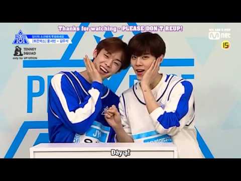 [VIETSUB][PRODUCEx101] Hidden Box - Kim Wooseok/Wooshin (TOP Media) & Yoon Sebin (JYP) - YouTube