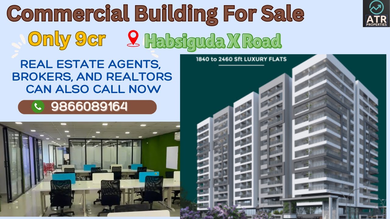 Commercial Building For Sale ONLY 9CR At Habsiguda X Road 9866089164 ...