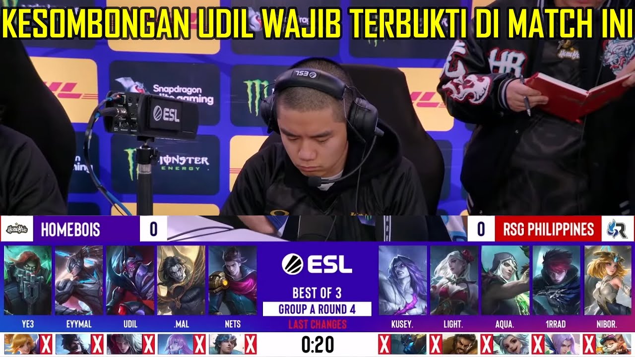 PEMBUKTIAN SEKUAT APA TEAM UDIL LAWAN RSG PH !! HOMEBOIS VS RSG PH GAME 1 - YouTube