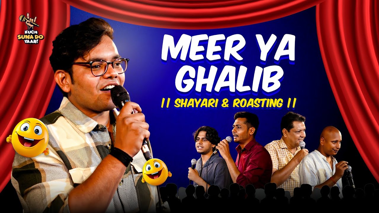 Open Mic Shayari and Roasting | Episode 1 | Kuch Suna Do Yaar by Kushal ...