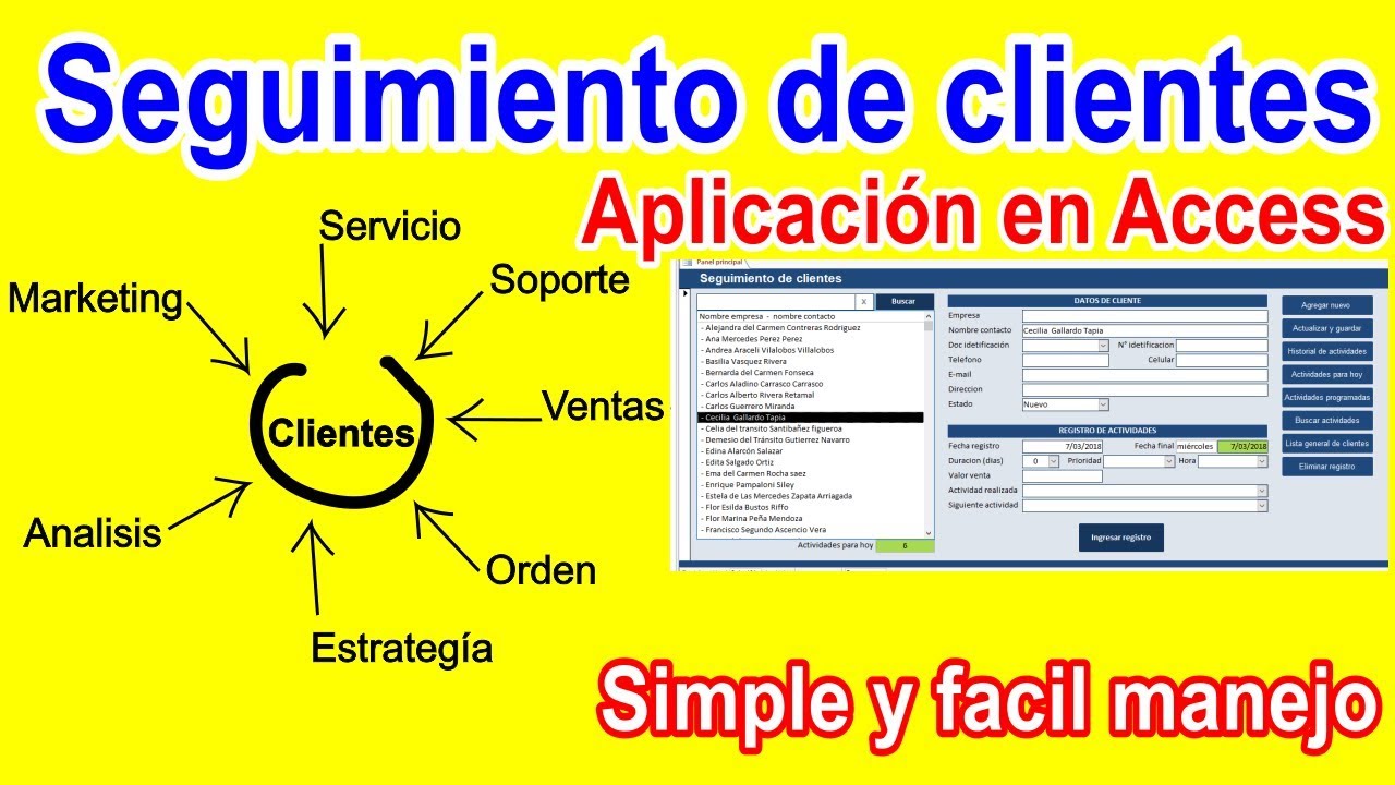 Seguimiento de clientes, control y registro de actividades (S2) - YouTube