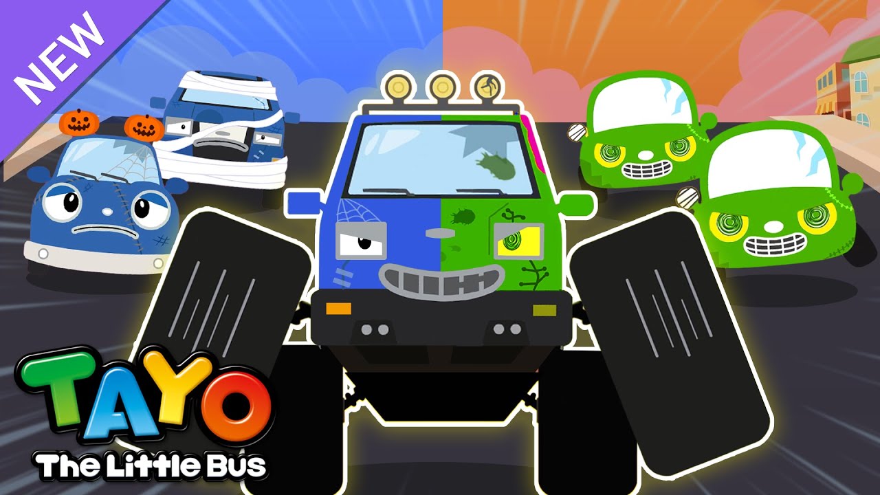 NEW🎃 Halloween Chaos! | Zombie Super Car, Khan! | Spooky Movie for Kids ...