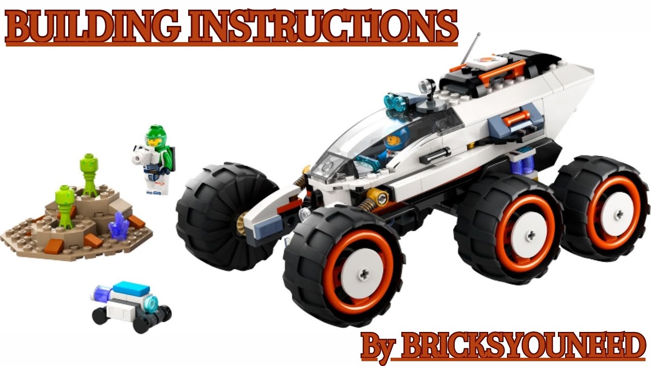 LEGO City 60431 Space Explorer Rover and Alien Life Building ...
