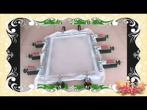 Manual Clamp Silk Screen Stretching Machine Chuck Stretcher Collet ...