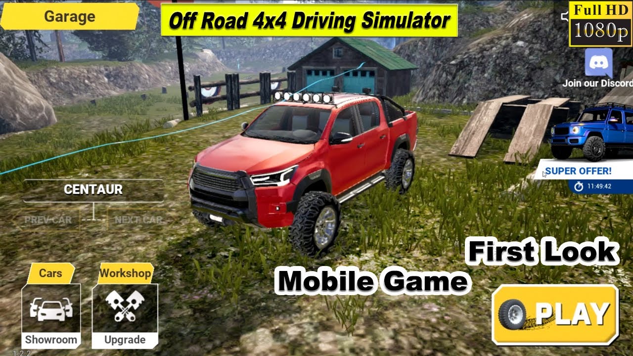 First Look Off Road 4x4 Driving Simulator Android Gameplay - YouTube