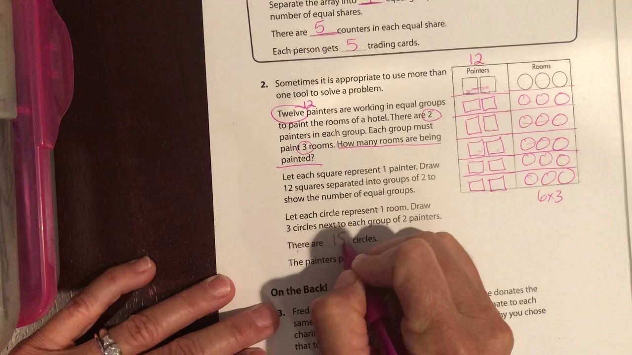 Lesson 1-7 Reteach Using tools for multiplication and division - YouTube
