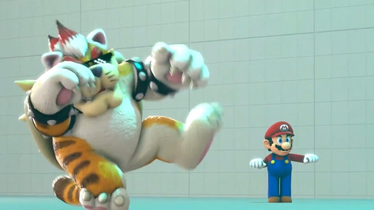 Cat Bowser Dancing :3 - YouTube