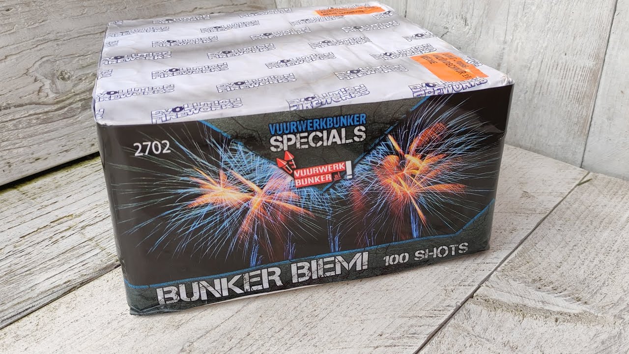 Bunker Biem 100 Shots | Vuurwerk Bunker | Evolution Fireworks | - YouTube
