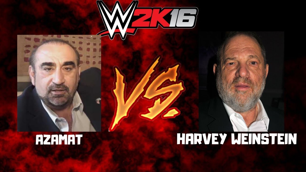 Azamat (Borat) vs. Harvey Weinstein - WWE 2K16 PS4 Gameplay - YouTube