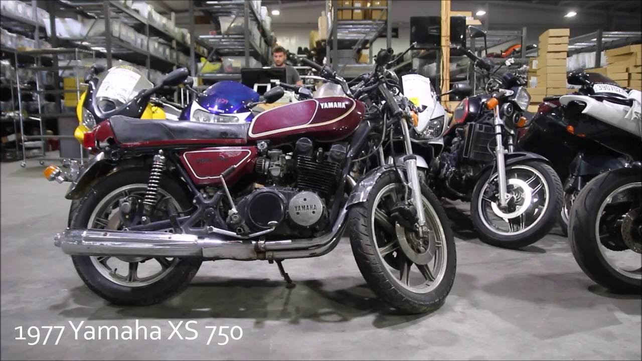 1977 Yamaha XS 750 Triple Used Parts - YouTube